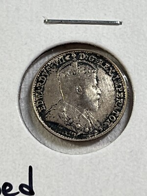 1908 Canada 5 Cents Small Silver Coin Cleaned | eBay