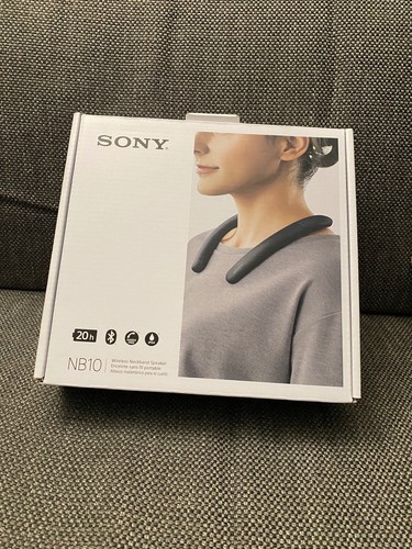 Sony SRS-NB10/HC Wireless Neckband Bluetooth Speaker - Charcoal Gray | eBay
