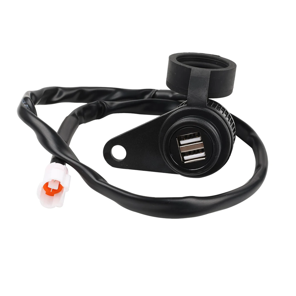 Dual USB Charger Socket Adapter For YAMAHA FZ09 MT-09 Tracer 900 GT ...