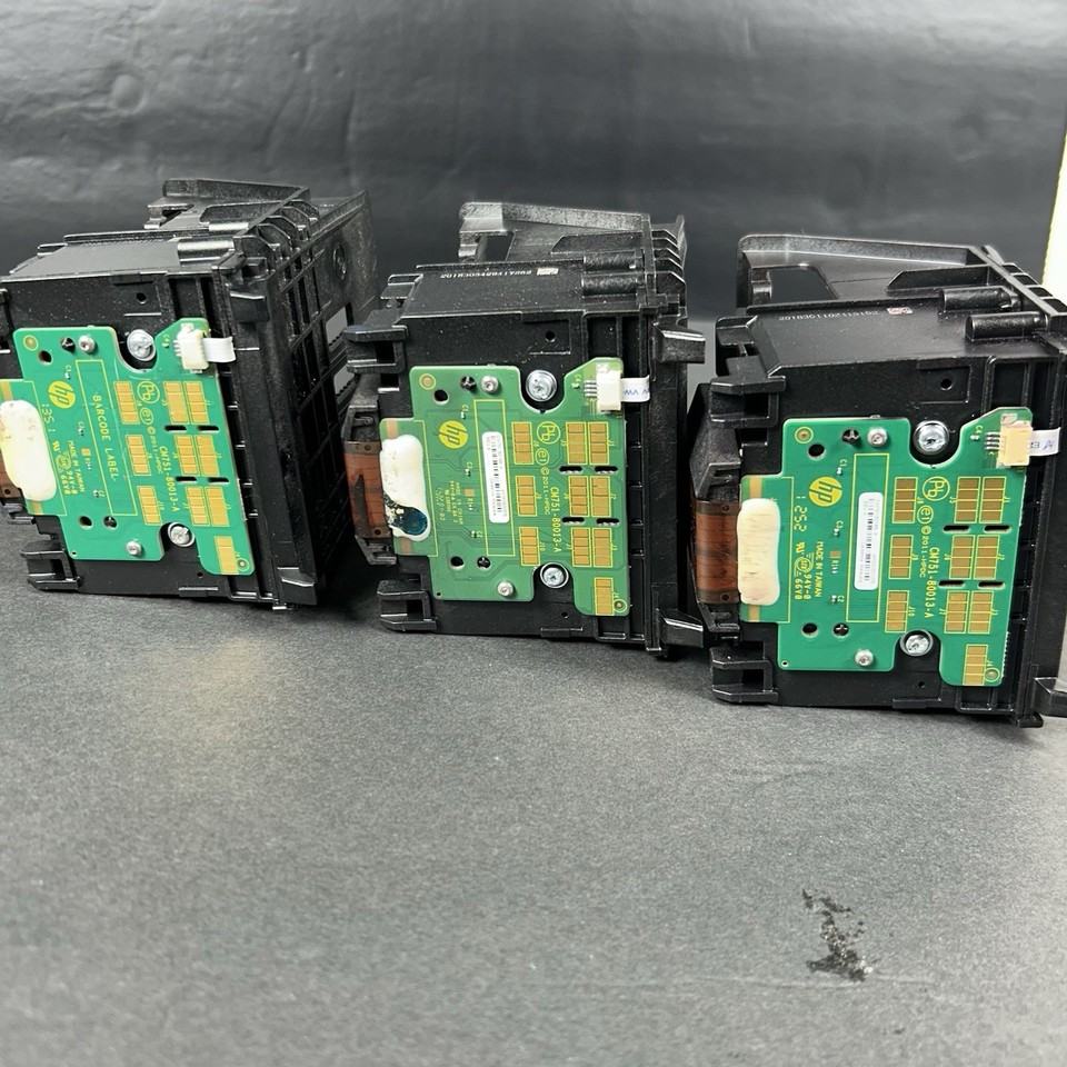 HP Printheads Lot of 3 OfficeJet Pro 8615 8600 8700 8610 8620 FOR PARTS ...