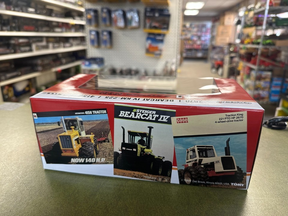 ERTL 1:64 TOY TRACTOR TIMES Case 2670 Steiger Bearcat IV KM-325 IH 4156 ...