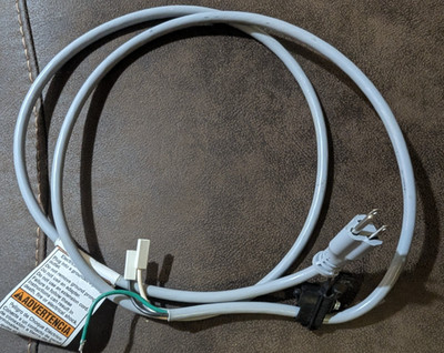 Kenmore Washing Machine Power Cord with Ground Wire – Genuine OEM | eBay