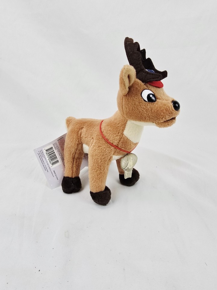 Vintage 1999 Rudolph the Red Nosed Reindeer Coach Comet 8” Plush ...