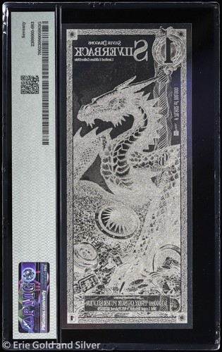 2024 Silver Dragons Silverback 1/1000 oz Silver Note PMG 70 Star Dragon ...
