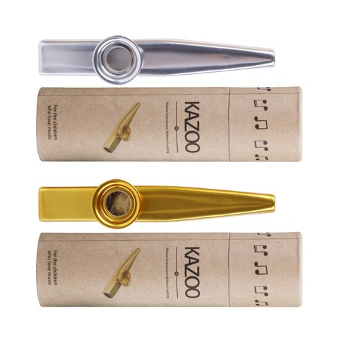 Ensemble De Flûtes Métal Kazu Enfant Instrument Kazoo Kazoos Musicaux ...