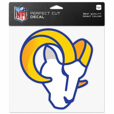 LOS ANGELES RAMS "RAMS HEAD" 8"X8" COLOR DIE CUT DECAL NEW WINCRAFT 👀 ...