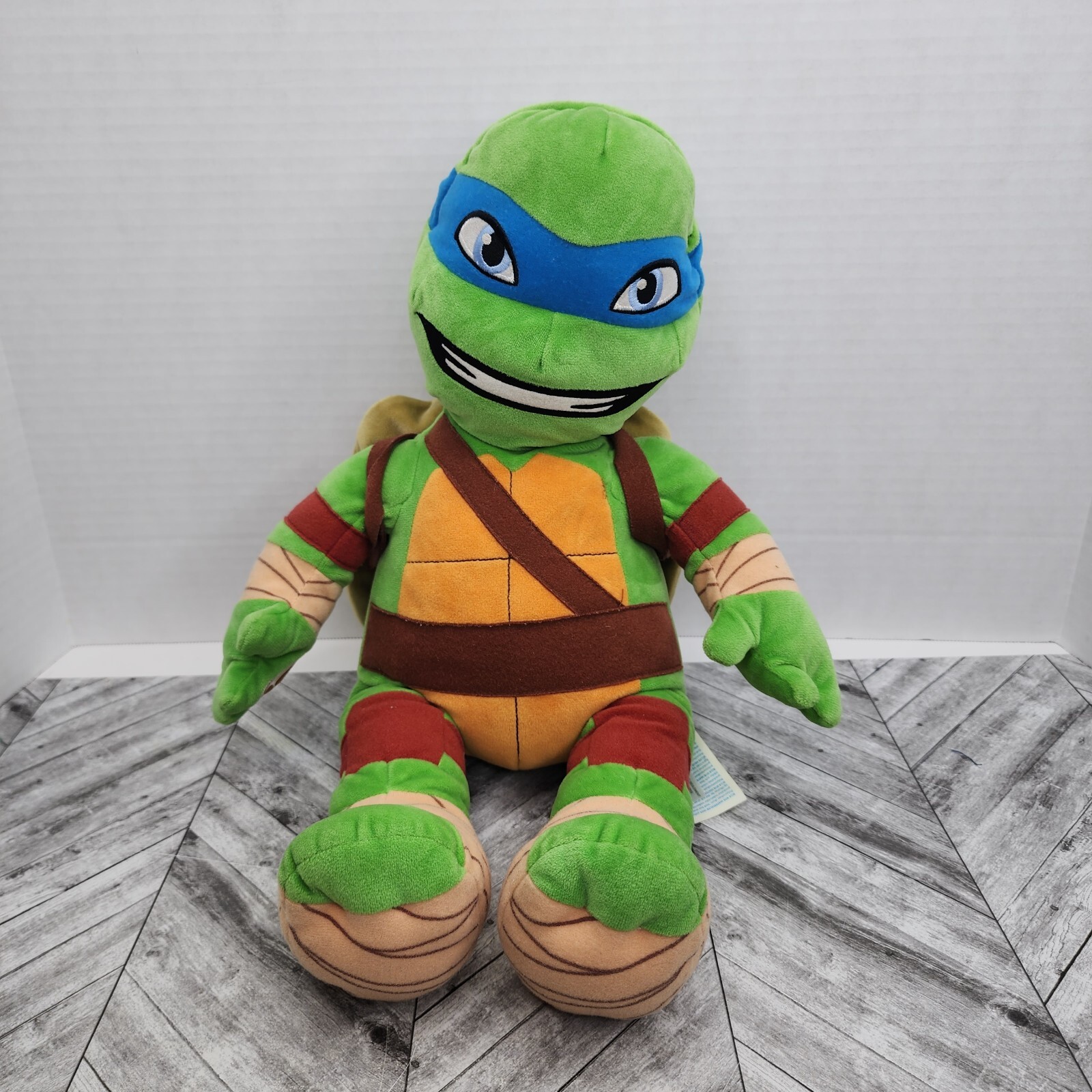 Build a Bear TMNT Teenage Mutant Ninja Turtles Leonardo 18" Plush Toy ...