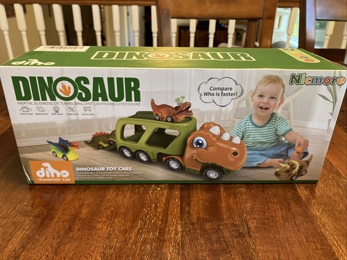 Dinosaur Dino Transport Car Includes Batteries! 18 Months + (New In Box ...
