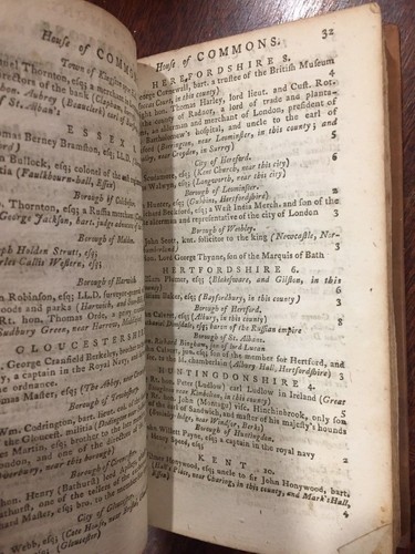 The Court and City Register or Gentleman's Complete Calendar 1792.1700s ...