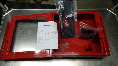 MASTER LOCK 436N26 RED STEEL GROUP LOCKOUT BOX MODEL S3502 NNB | eBay