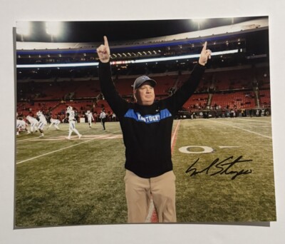 MARK STOOPS SIGNED 8x10 PHOTO KENTUCKY WILDCATS HEAD COACH AUTOGRAPHED ...