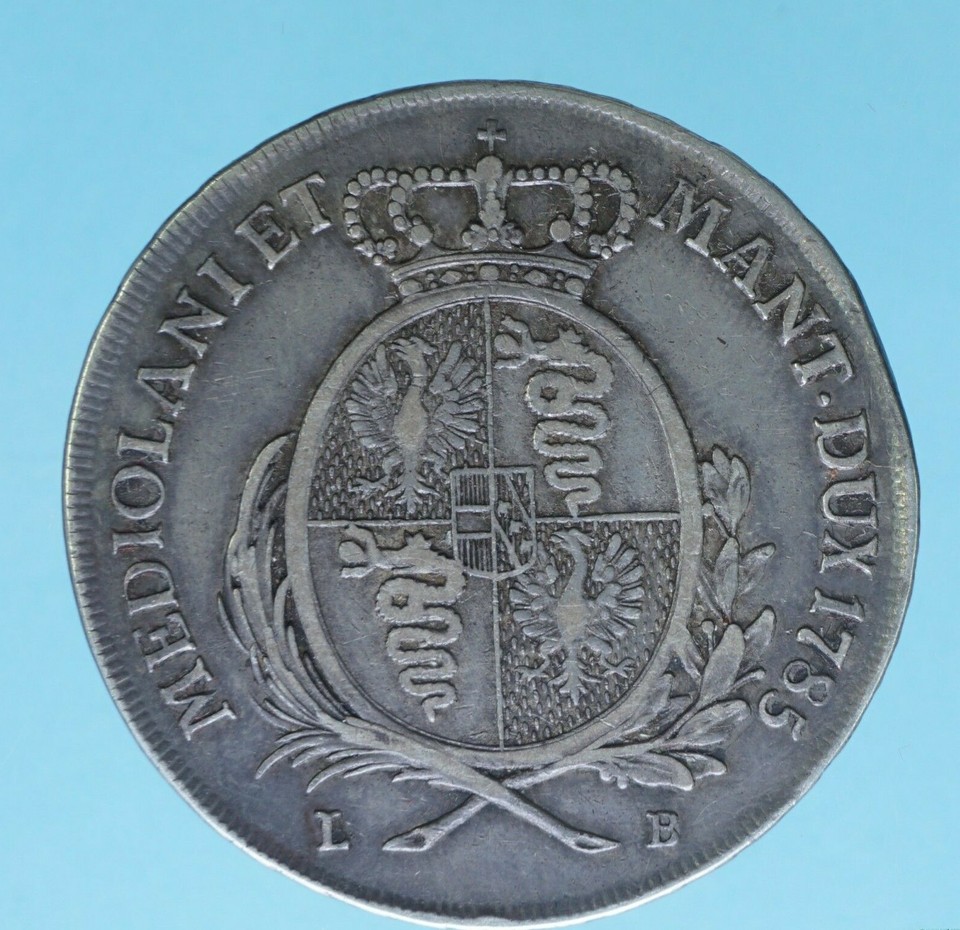 MILANO JOSEPH II SCUDO 1785 MONETE DA COLLEZIONE SILVER COIN ...