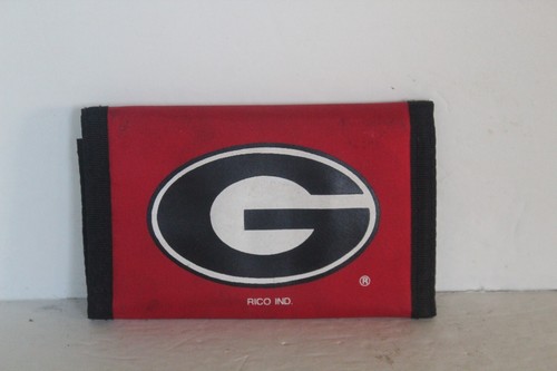 Georgia Bulldogs UGA Basic Red Tri-Fold Wallet Trifold | eBay
