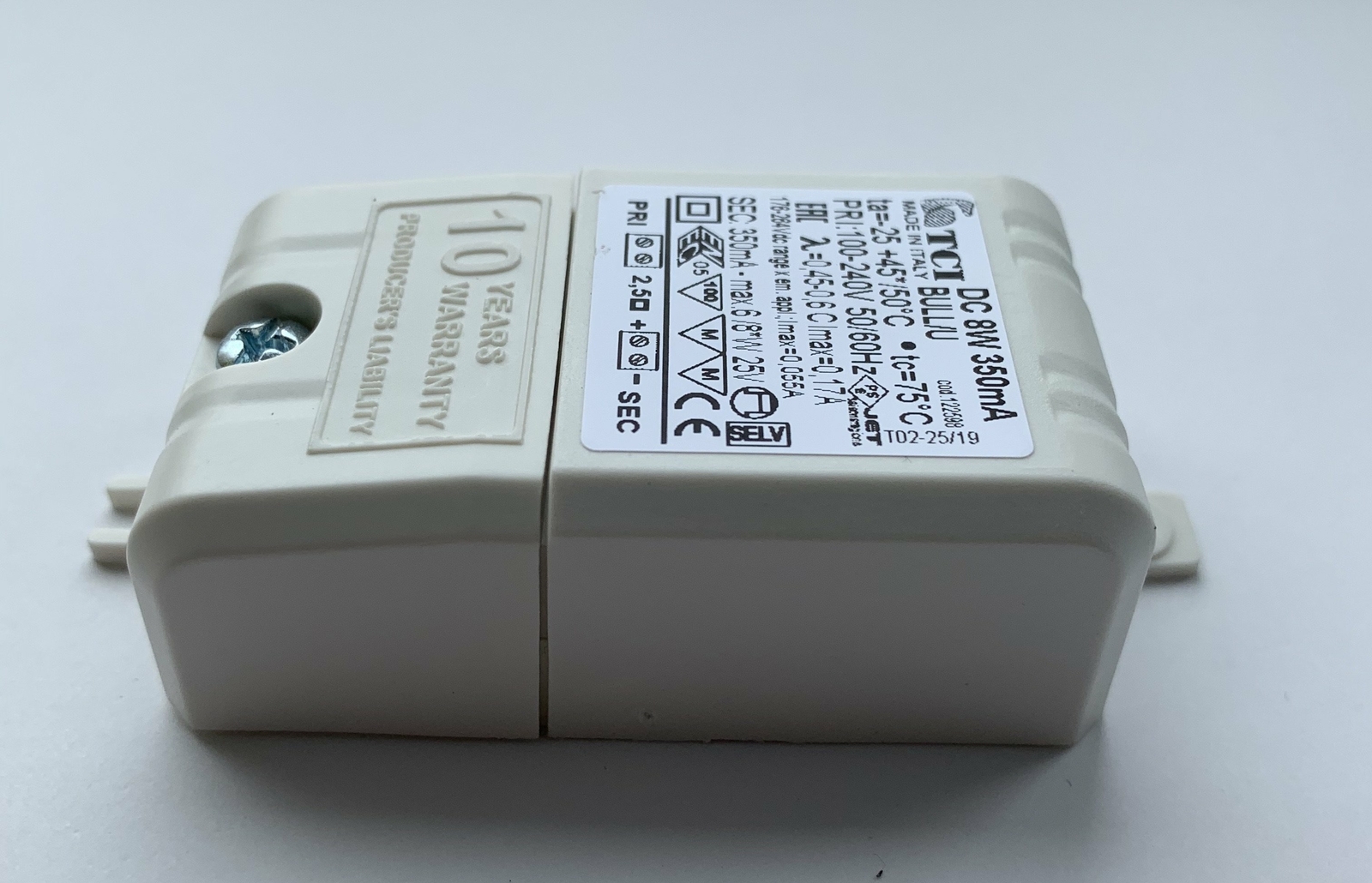 TCi 122598 Power Supply LED Driver DC 8w 350ma Bull Current Continuous ...