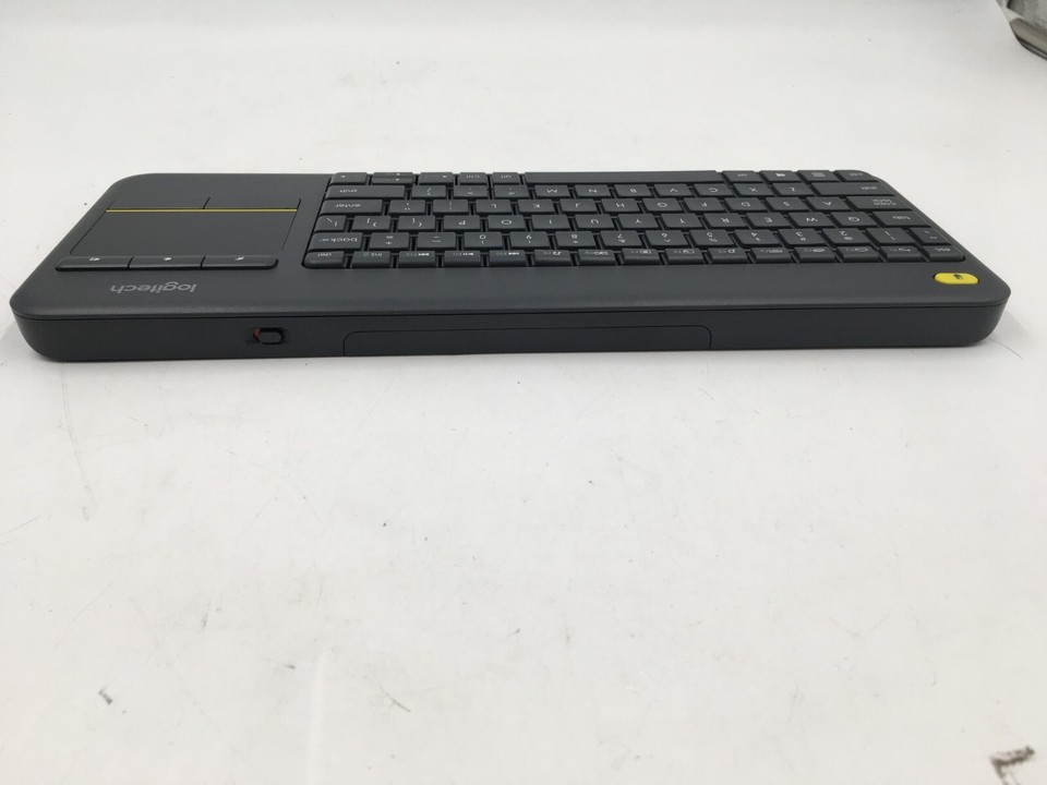 Logitech K400 Plus Wireless Keyboard for PC/TV/Laptop w/Touchpad Plus ...