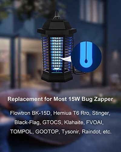 Bug Zapper Light Bulb Replacement for Most 15W Bug Zapper with 4-Pin ...