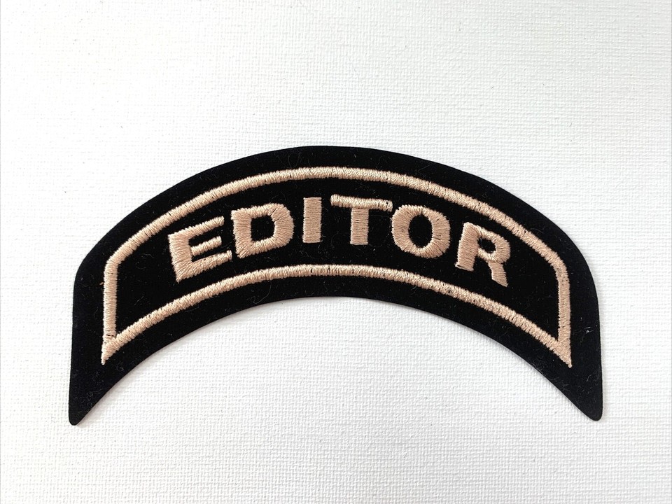 Harley Davidson Harley Owners Group HOG "Editor" Chapter Officers Patch ...