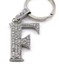 Clear Name Alphabet Initial Letter A-Z Car Keychain Key Ring Wedding ...