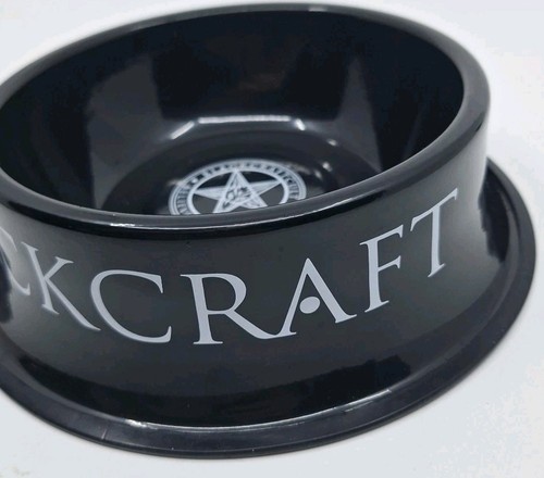 Black Craft Cult Pet Dog Food Water Dish Goth Wiccan Spells Pentagram ...