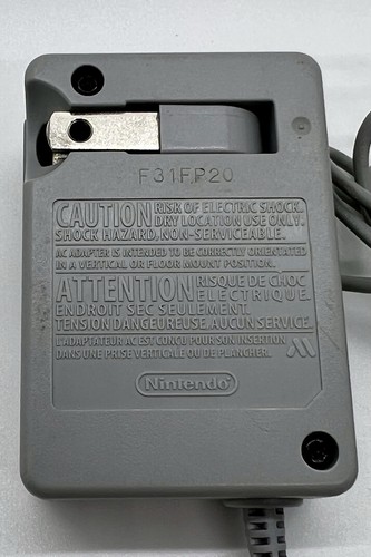 Nintendo OEM AC Adapter Charger WAP-002 for DSi 3DS 2DS LL XL 100-120V ...