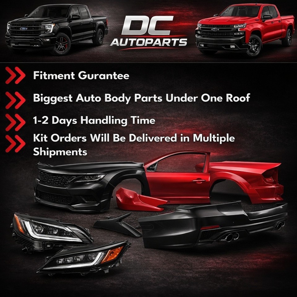 Front Bumper Cover Paintable Plastic & Grille Assembly Kit For 2014 ...