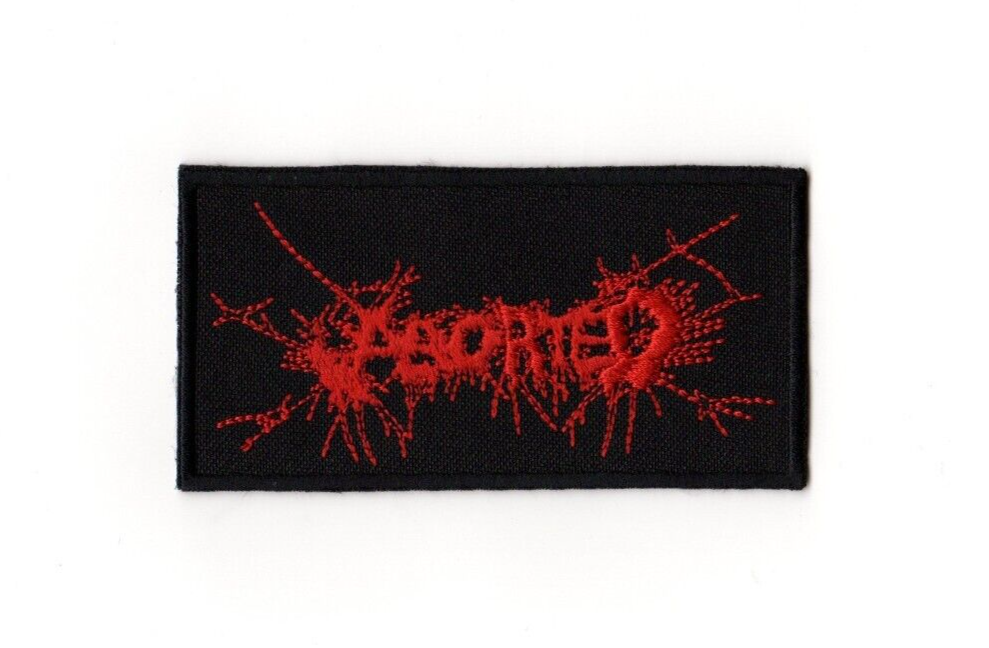Aborted Embroidered Sew-on Patch | Belgian Death Metal Grindcore Music ...