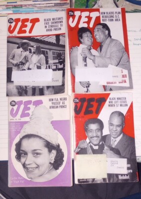 Vintage Jet Magazines Lot Of Four 1969 1958 | eBay