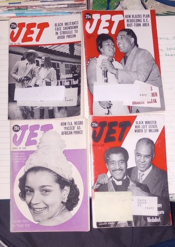 Vintage Jet Magazines Lot Of Four 1969 1958 | eBay