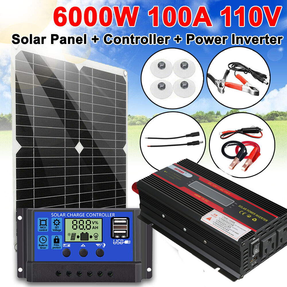 Solar Powered 6000 Watt Generator Lux Power SNA US 6000 Solacity