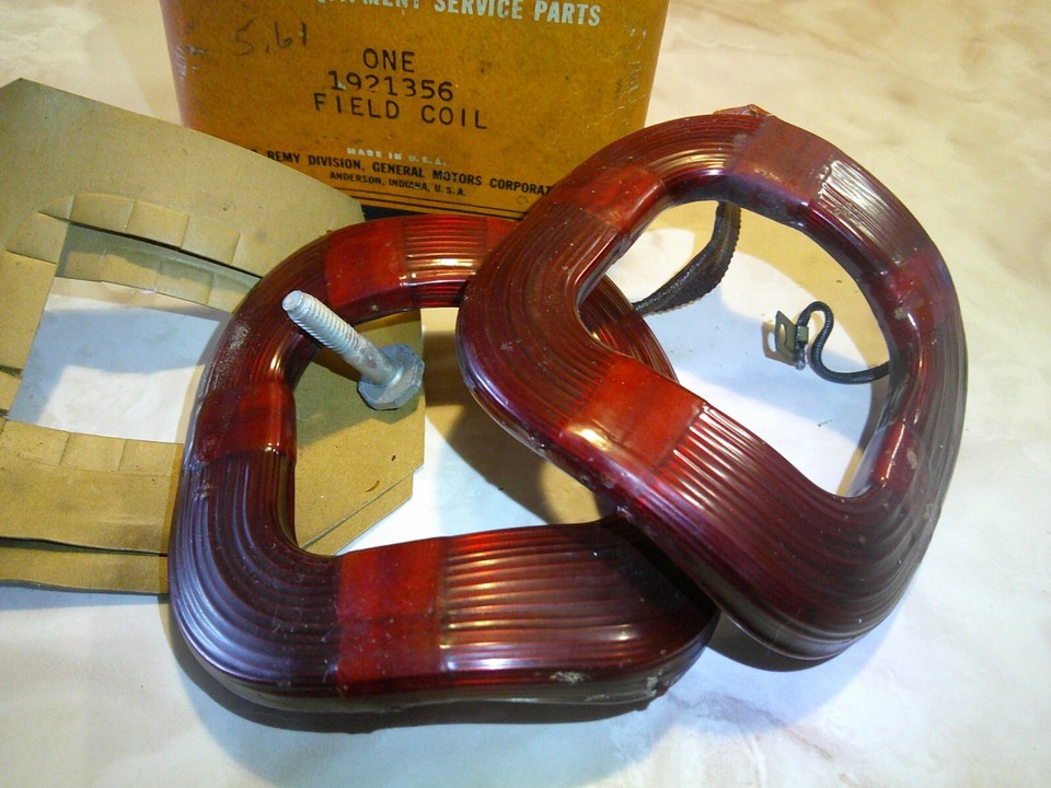 NOS Delco-Remy 1921356 Generator Field Coil Set (Rt & Lt) 1952 ...