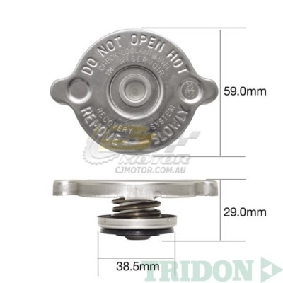 TRIDON RADIATOR CAP FOR Ford LTD - V8 AU 06/99-04/08 V8 5.0L Windsor ...