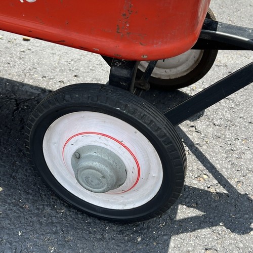 Vintage 60’s REX JET Red Metal Pull Wagon | eBay