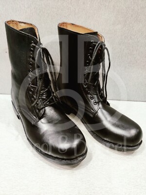 German WW2 Panzer Leather Boot Front Laces. Tanker Boot, Panzer Boot ...