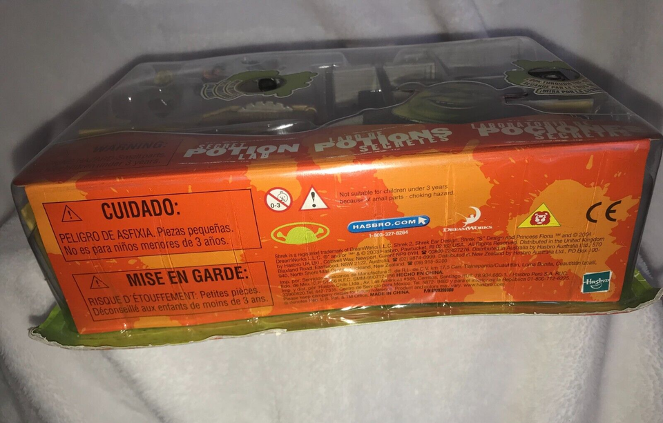 New Vintage 2003 Hasbro Shrek 2 Secret Potion Lab Playset & Mini Figure ...