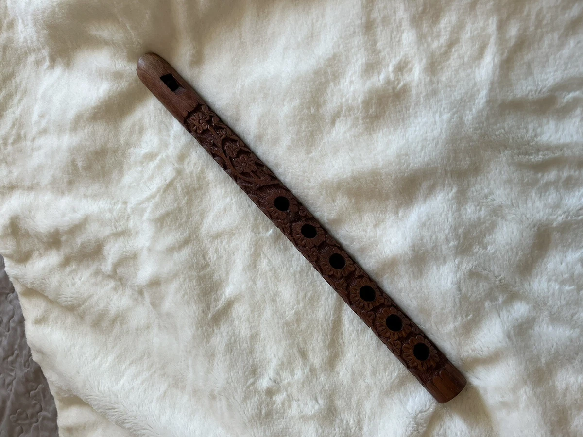 Hand Carved Wooden Flute