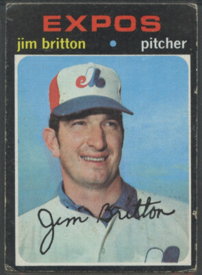 1971 Topps #699 Jim Britton Montreal Expos | eBay