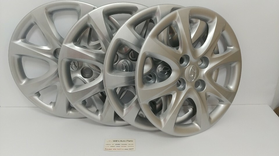 GENUINE BRAND NEW A SET 4EA OF WHEEL HUB CAP SUITS HYUNDAI ACCENT RB ...