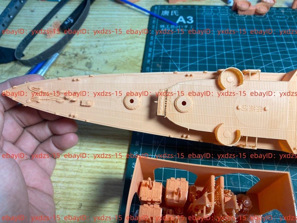 1/200 Uss Fletcher Class Destroyer(full Hull/waterline) 3d Printed Kits ...