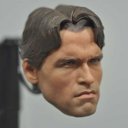 1/6 T800 Young Terminator Arnold Schwarzenegger Head Sculpt Fit 12 ...