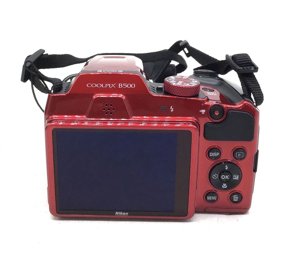 Nikon Coolpix B500 Red 40x Optical Zoom 16 MP Digital Camera | eBay