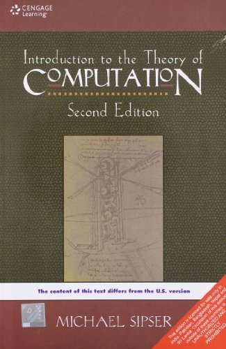 INTRODUCTION TO THEORY OF COMPUTATION By Sipser *Excellent Condition ...