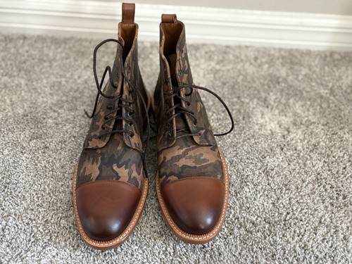 Taft Boots Men’s Brown With Green Camo, Size 9 | eBay