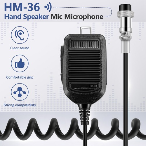 HM-36 Hand Speaker Mic microphone for ICOM Radio IC-718 IC-78 IC-765 IC ...