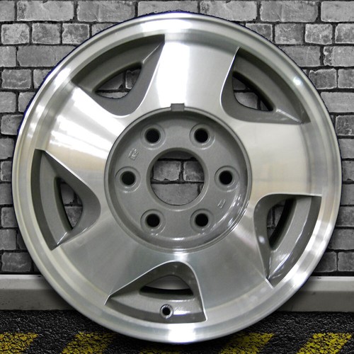 Machined Medium Metallic Charcoal OEM Wheel for 1992-1999 GMC K1500 4x4 ...