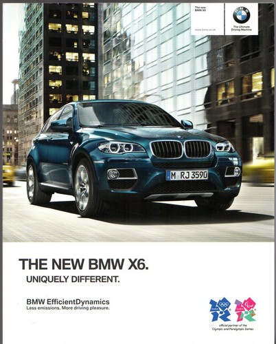 BMW X6 2012-14 UK Market Sales Brochure 35i 50i 30d 40d M50d | eBay