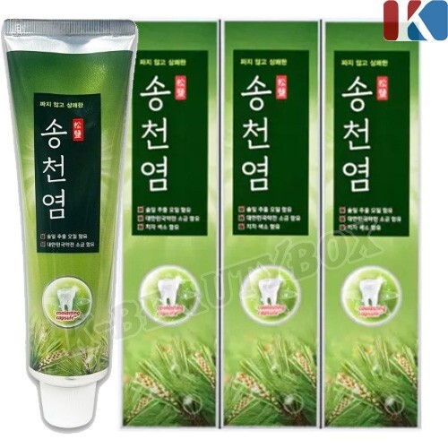 MEDIAN Pine Needles Salt Toothpaste 120g x 3EA Salt Gum Care Amore Made ...