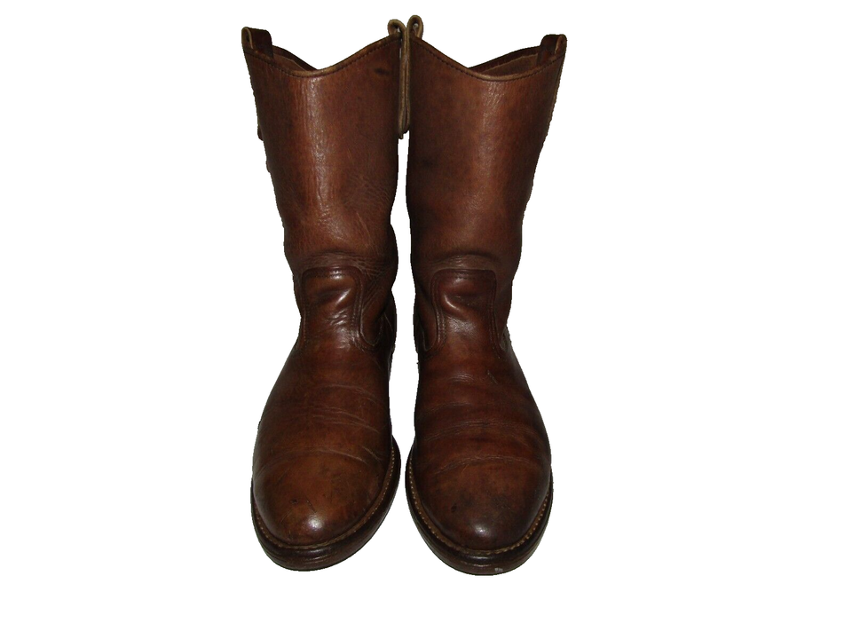 Red Wing Pecos Boots Brown 11.5 LONG X 4.5 WIDE VINTAGE RED WINGS BOOTS ...