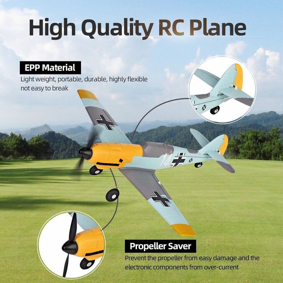 IRONQUAD BF 109 Micro Warbirds RTF RC Airplane ( 450mm ) | eBay