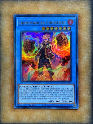 Yugioh Libromancer Fireburst DIFO-EN087 Ultra Rare 1st Ed NM | eBay