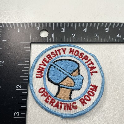 Vtg Medical UNIVERSITY HOSPITAL OPERATING ROOM Uniform / Advertising ...